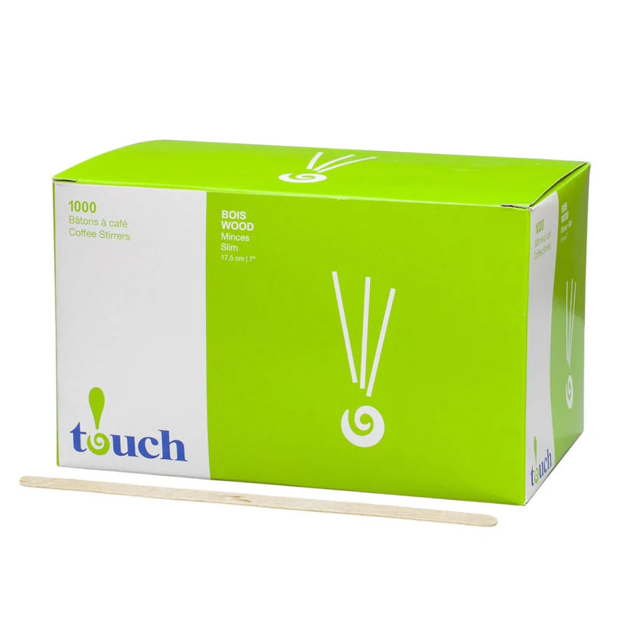 Touch - Coffee Stir Sticks - Wooden 7" (1,000 per box) – Markcol ...